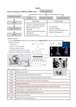 MRSC2501 Medical Radiation Science: Ultrasound 1 Lecture Notes - Studocu
