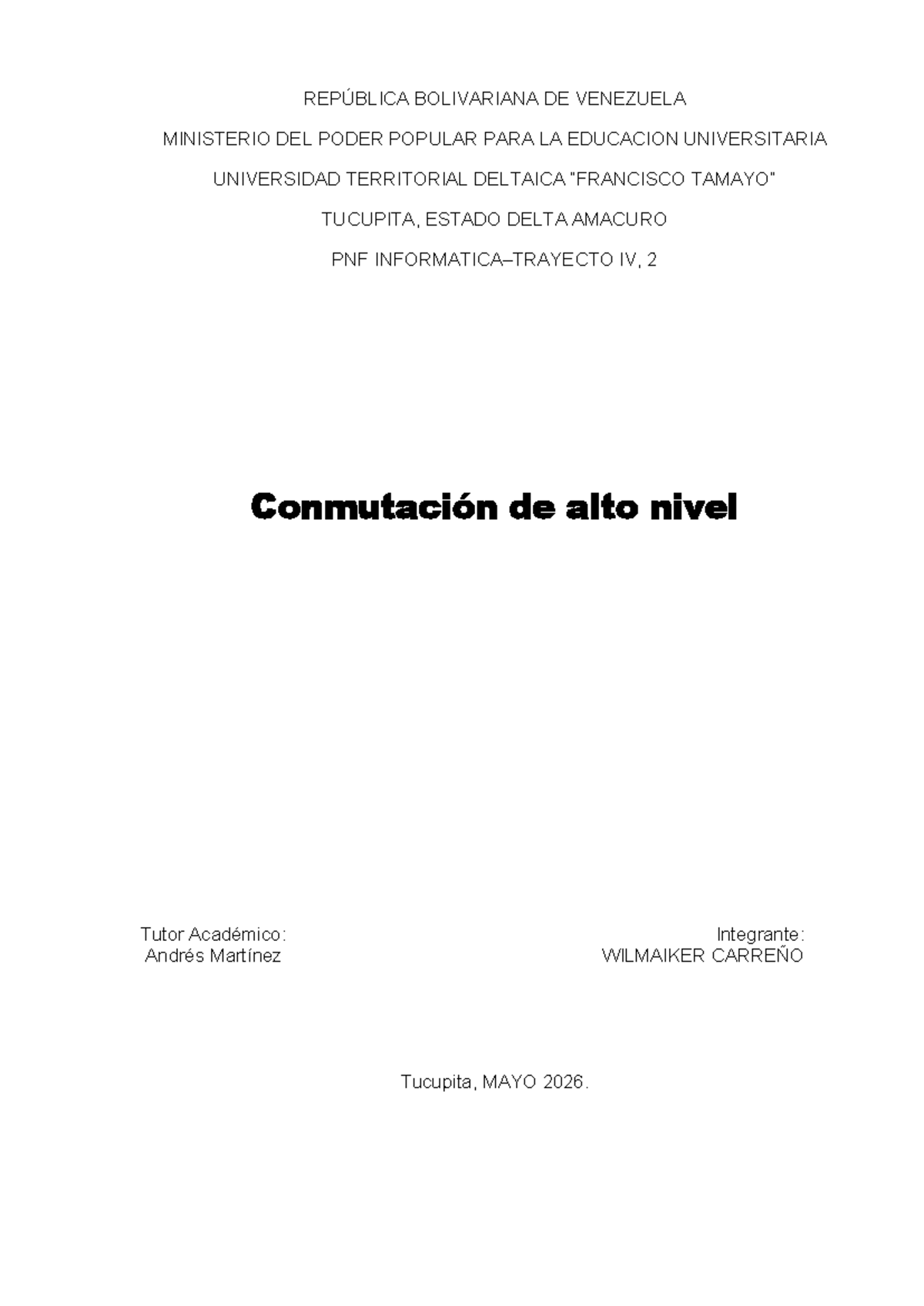 Conmutación de Alto Nivel y VLANs Avanzadas - PNF IV, 2 - Studocu