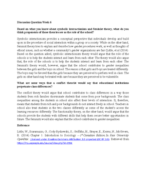 [Solved] Conflict Theory and Feminist Theory You will use each ...