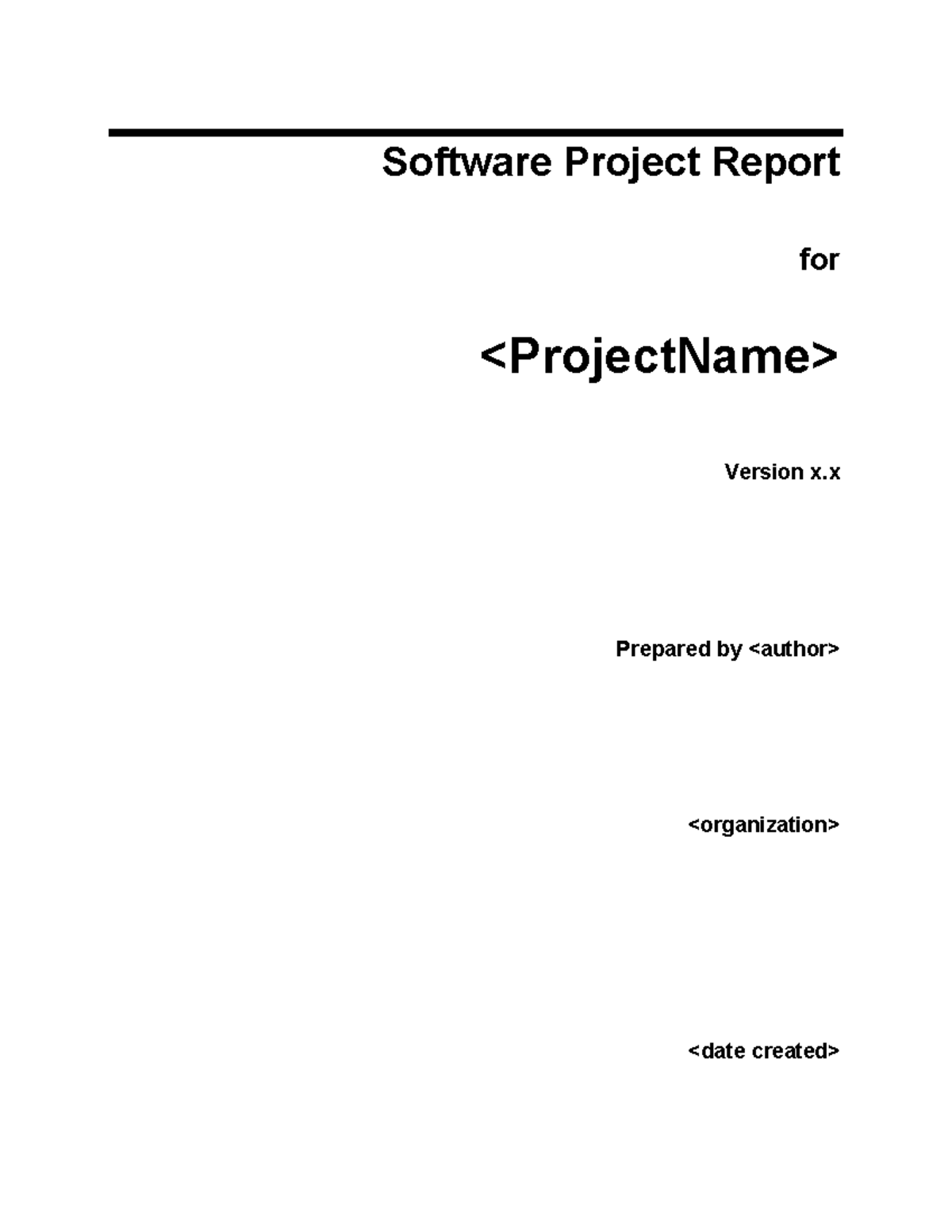 BCS 419 Software Project Report Template for Version x.x - Studocu