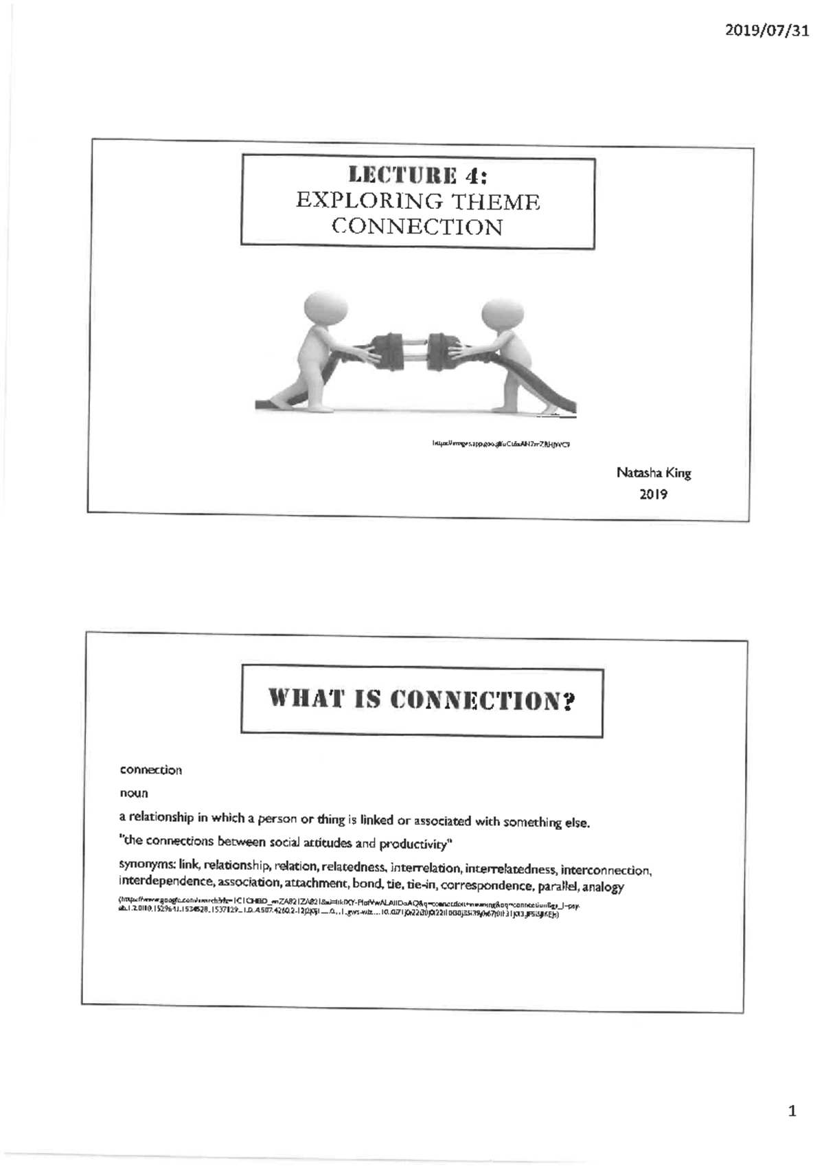 Film Lecture Slides: Insights from Lectures 4 to 7 - Studocu