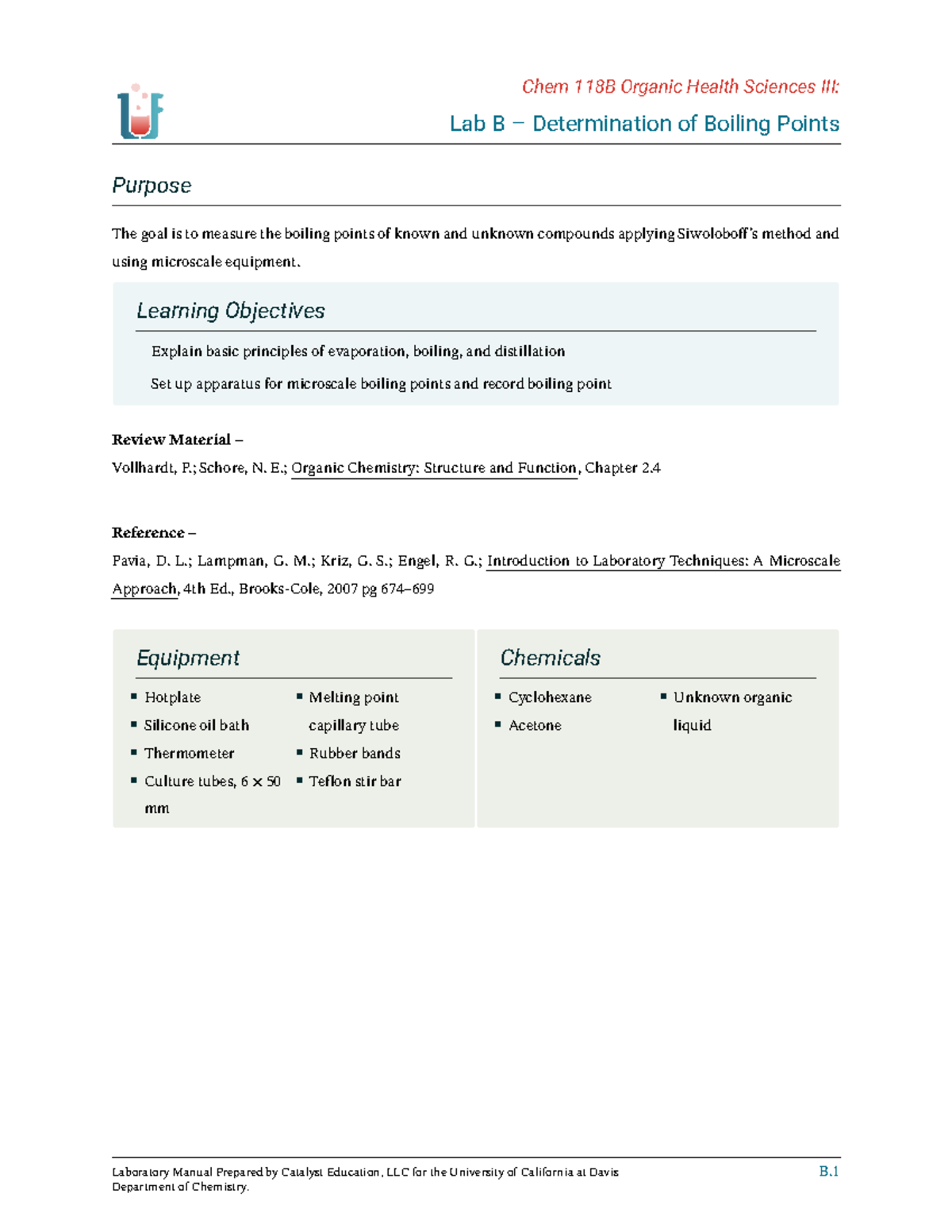 Lab B Report: Determining Boiling Points Using Siwoloboff’s Method ...