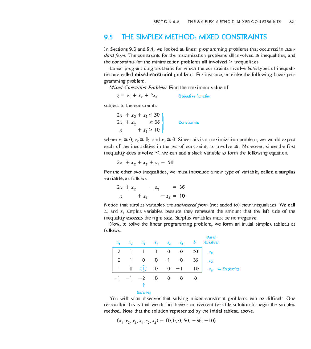 Operation research Simplex Method pdf - Lecture notes 1,2 - 9 THE ...