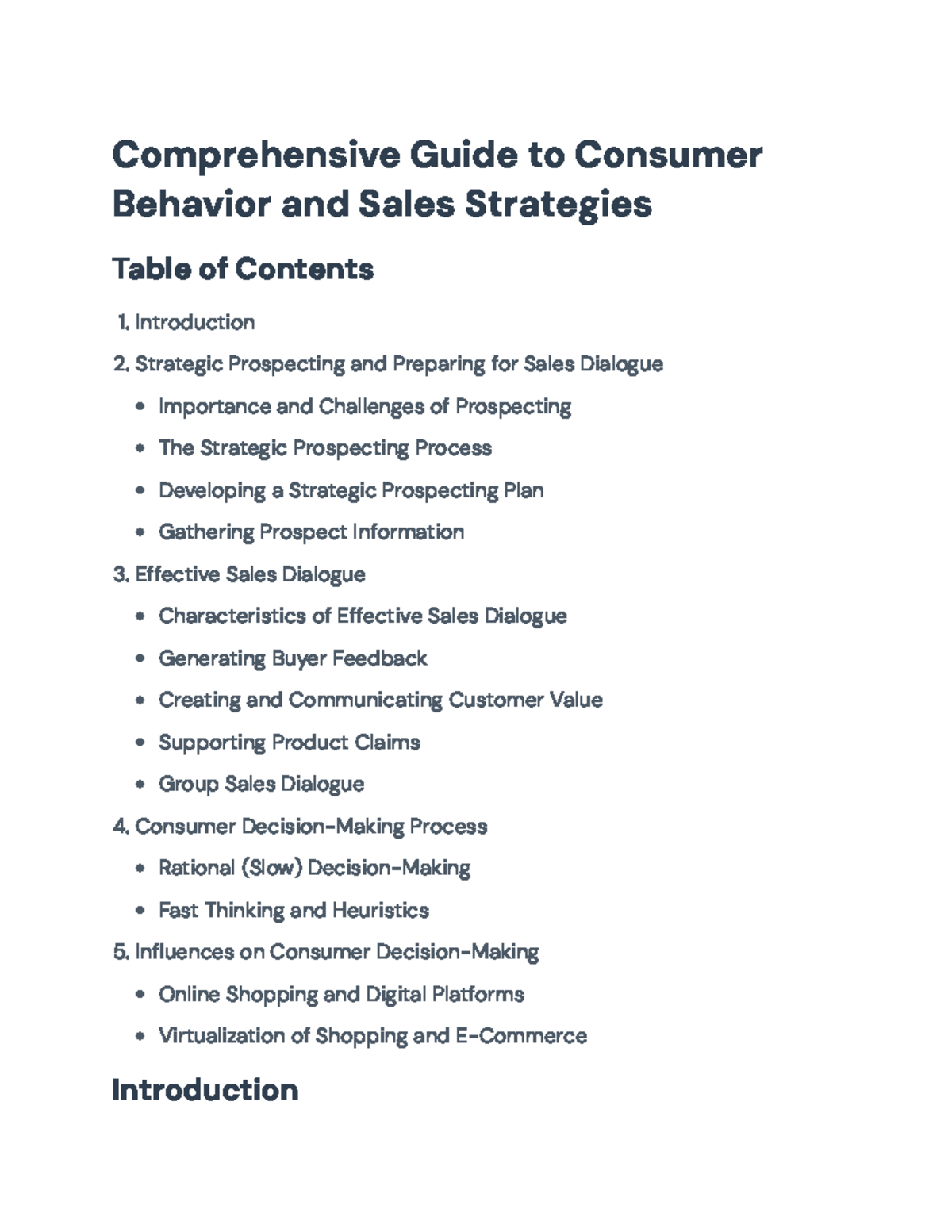 Sales Strategies and Consumer Behavior: A Comprehensive Guide ...