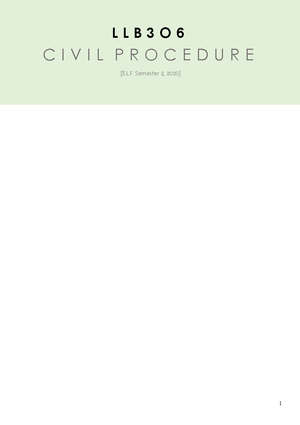 Module 4 Final summary - Module 4 Disclosure UCPR Ch 7. A. PRELIMINARY ...