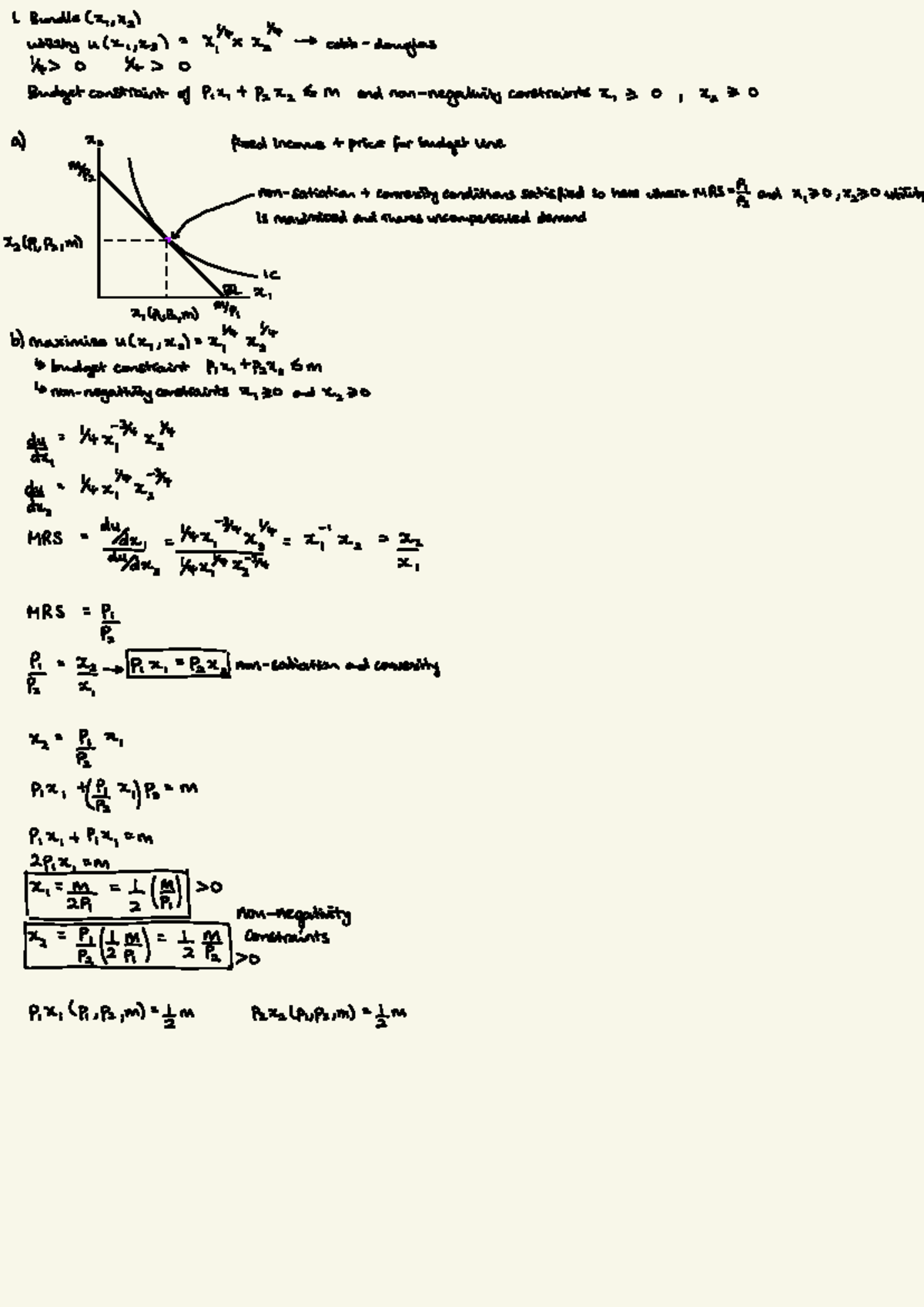 EC1A3 - Budget Constraints and Utility Maximization Analysis - Studocu