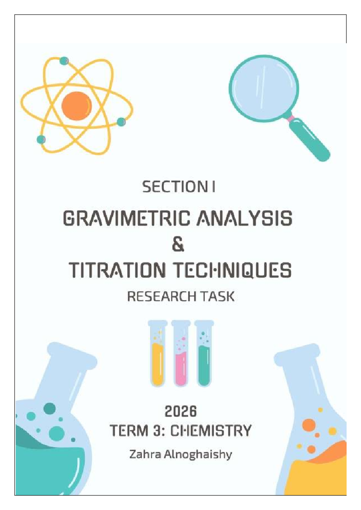 Chemistry Depth Study: Gravimetric Analysis Techniques and Applications ...