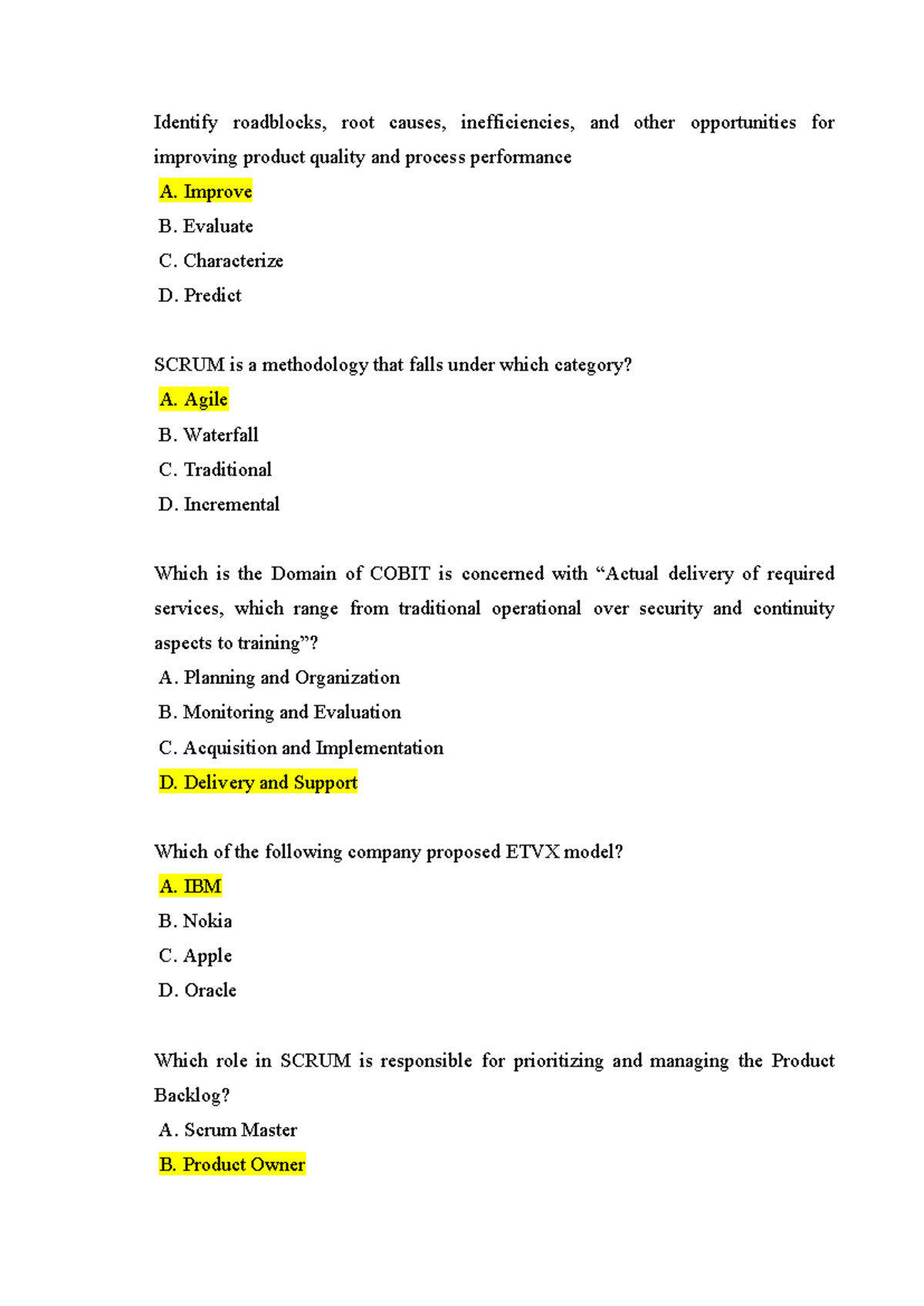 SCRUM and ISO Standards: Enhancing Quality and Process Performance ...