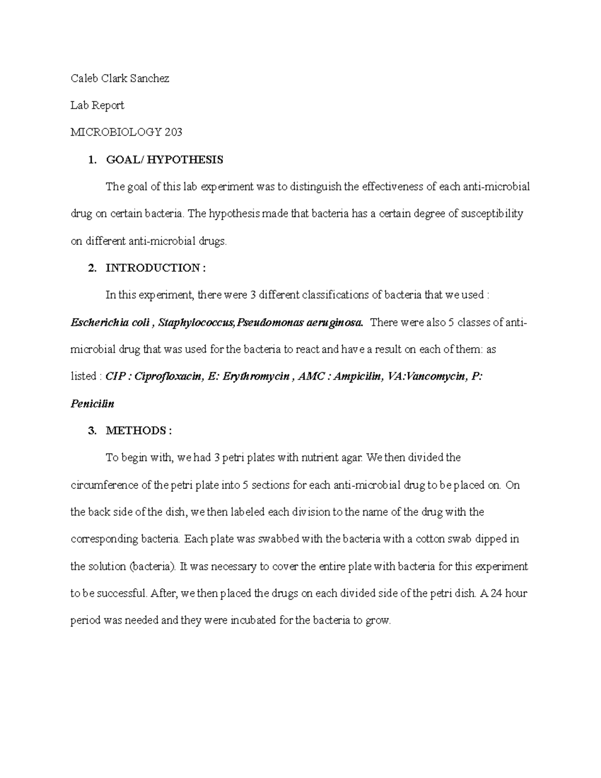 LAB Final Report - Lab Work - Caleb Clark Sanchez Lab Report ...