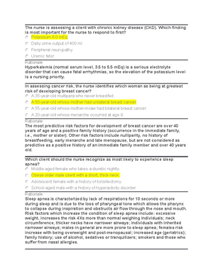 Shadow health focused exam infection - Experience Overview Patient ...