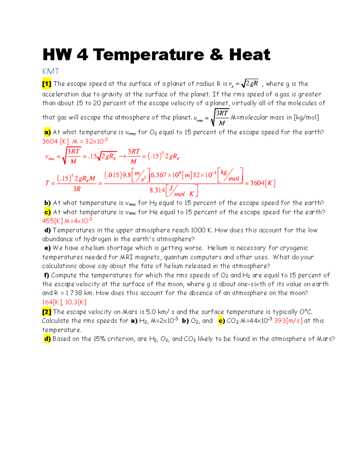 Gas Laws and Their Applications in Temperature and Pressure ...