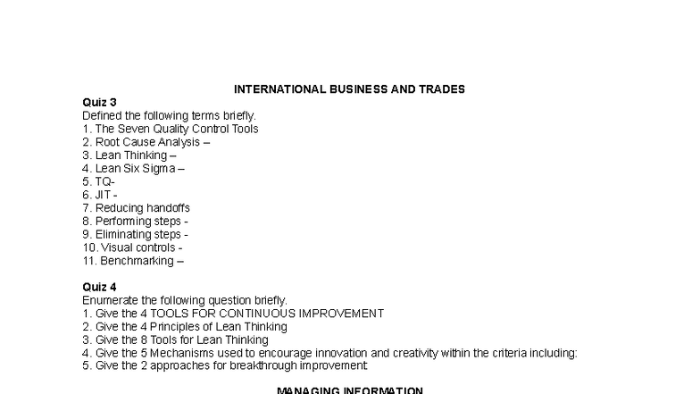 AIS 3 QUIZ Midterm - Key Terms and Concepts in Business and IT - Studocu