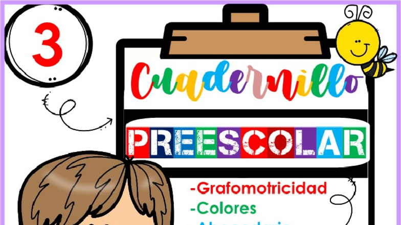 3 Cuadernillo Preescolar: Actividades de Trazo y Color - Studocu