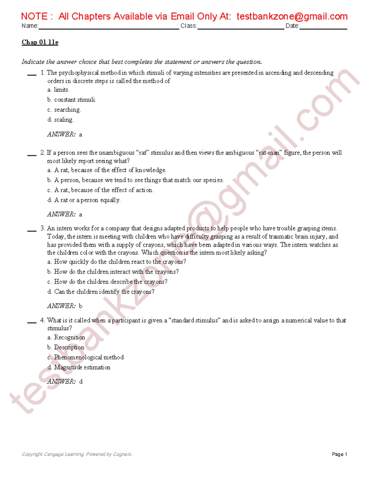 Test Bank Solutions for Automotive Technology 7E: Chapter 1 Overview ...