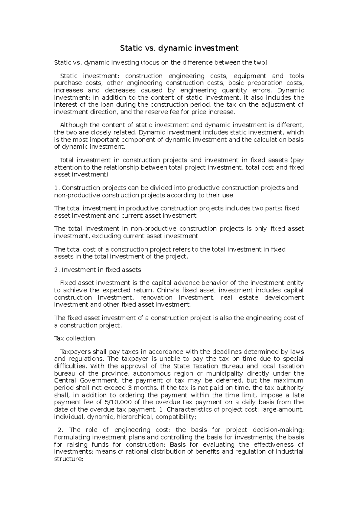 Static vs. Dynamic Investment: Understanding Key Differences in ...