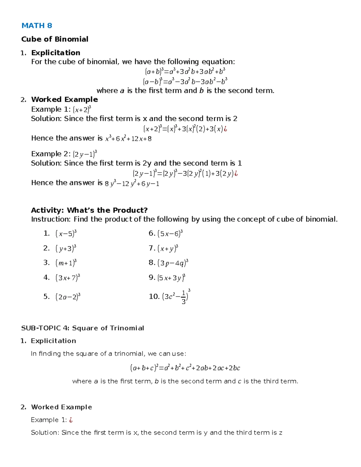 Annotation Template for Teacher Objectives (PPST 4.3.2) - Project SPARK ...