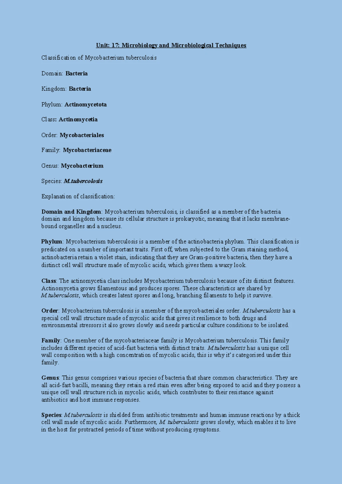 BTEC Applied science Unit 2 Assignment 2 (Merit) - Unit 2 Stearic acid and paraffin wax cooling ...