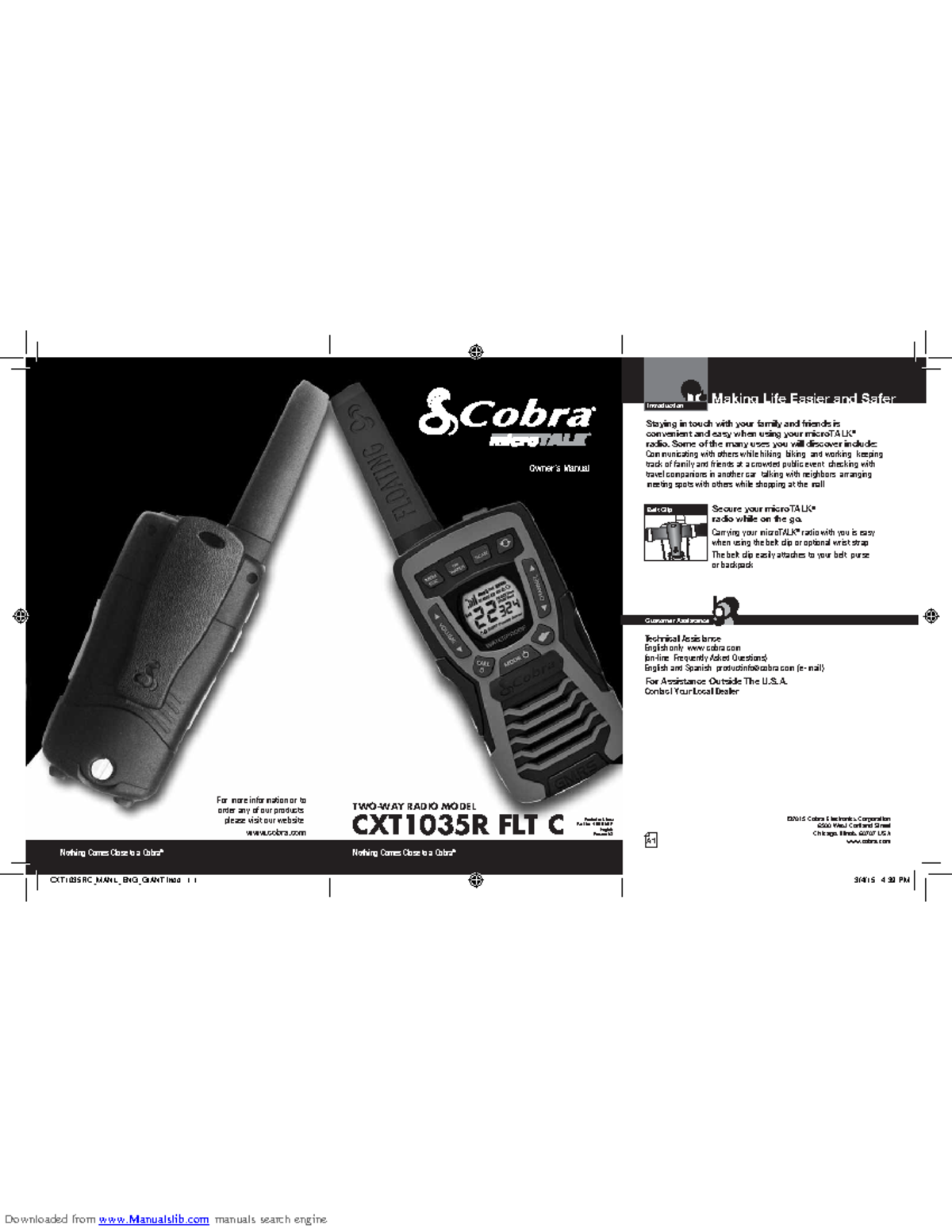 CXT1035R Final Exam: Comprehensive Guide to Cobra 2-Way Radio Usage ...