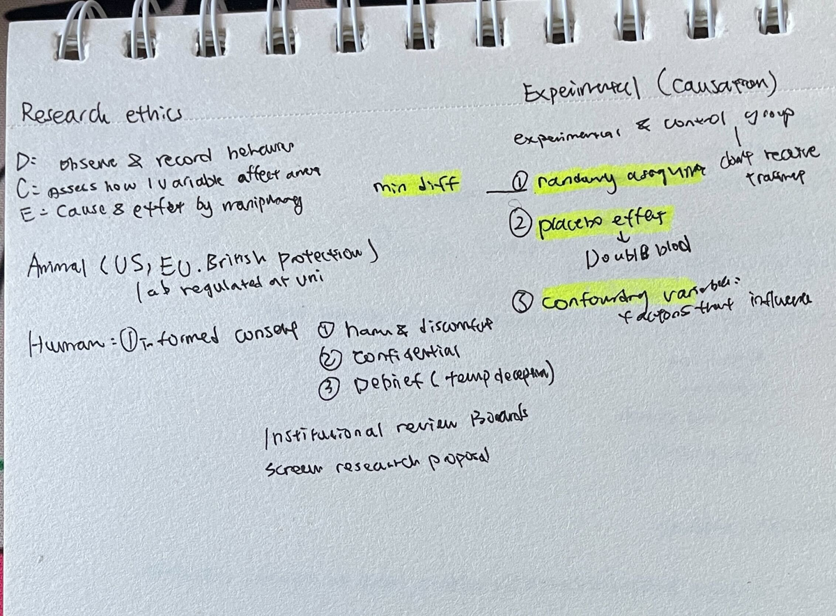 Research Ethics in Experimental Design: Causation and Control Groups ...