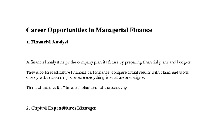 Chapter 1 - THE ROLE OF Financial Manager - FIN12 - Career ...