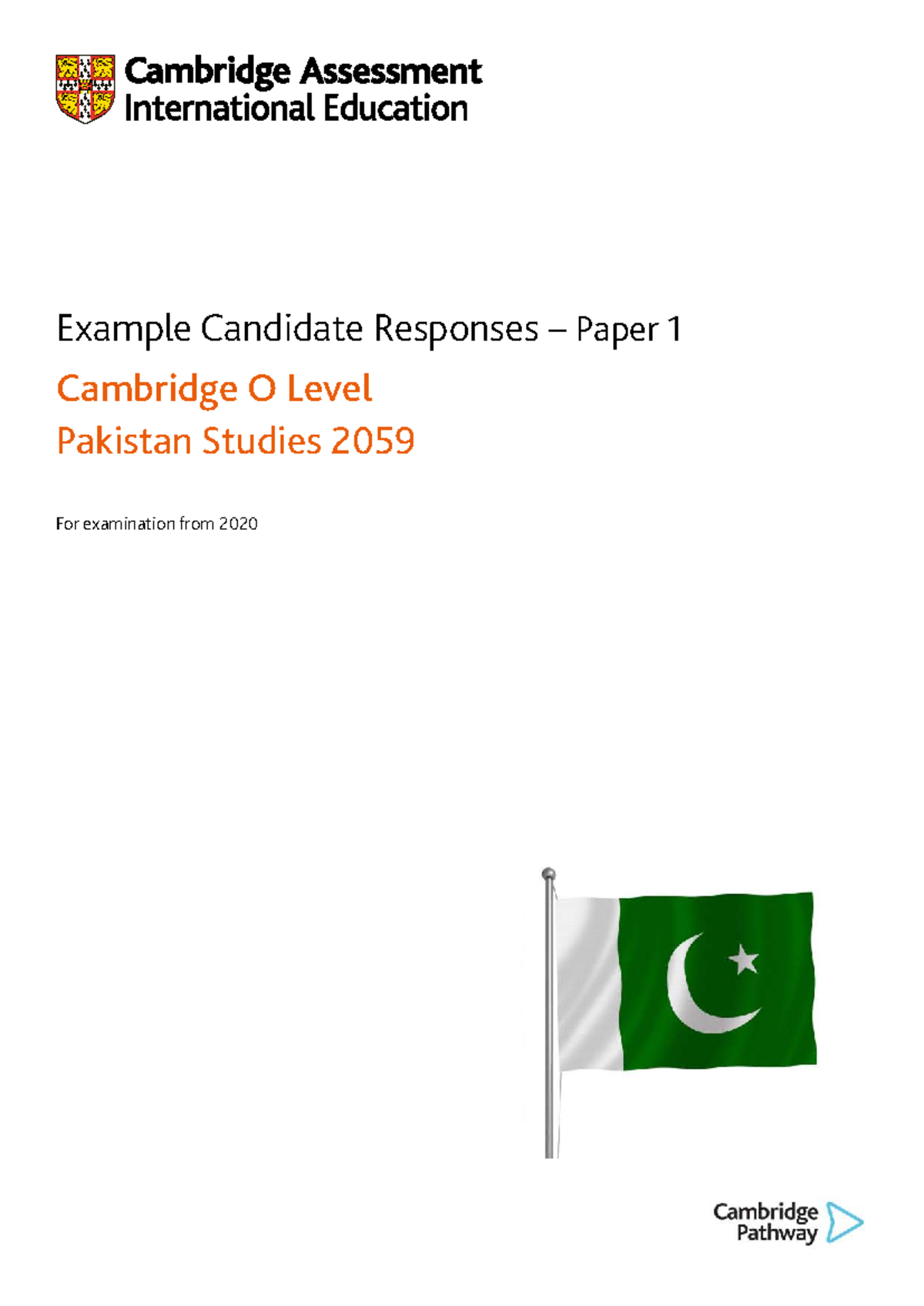 2059 Example Candidate Responses Paper 1: Insights from Nov 2020 Exam ...