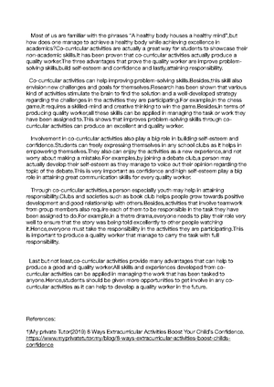 MUET Writing Examples - 1) ARGUMENTATIVE ESSAY Example question ...