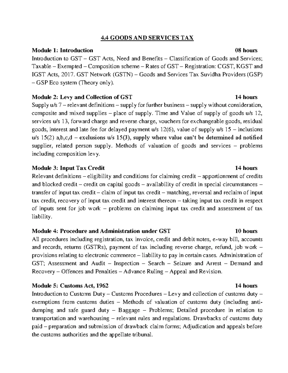 GST Registration - Notes - Chapter - Registration under GST ...