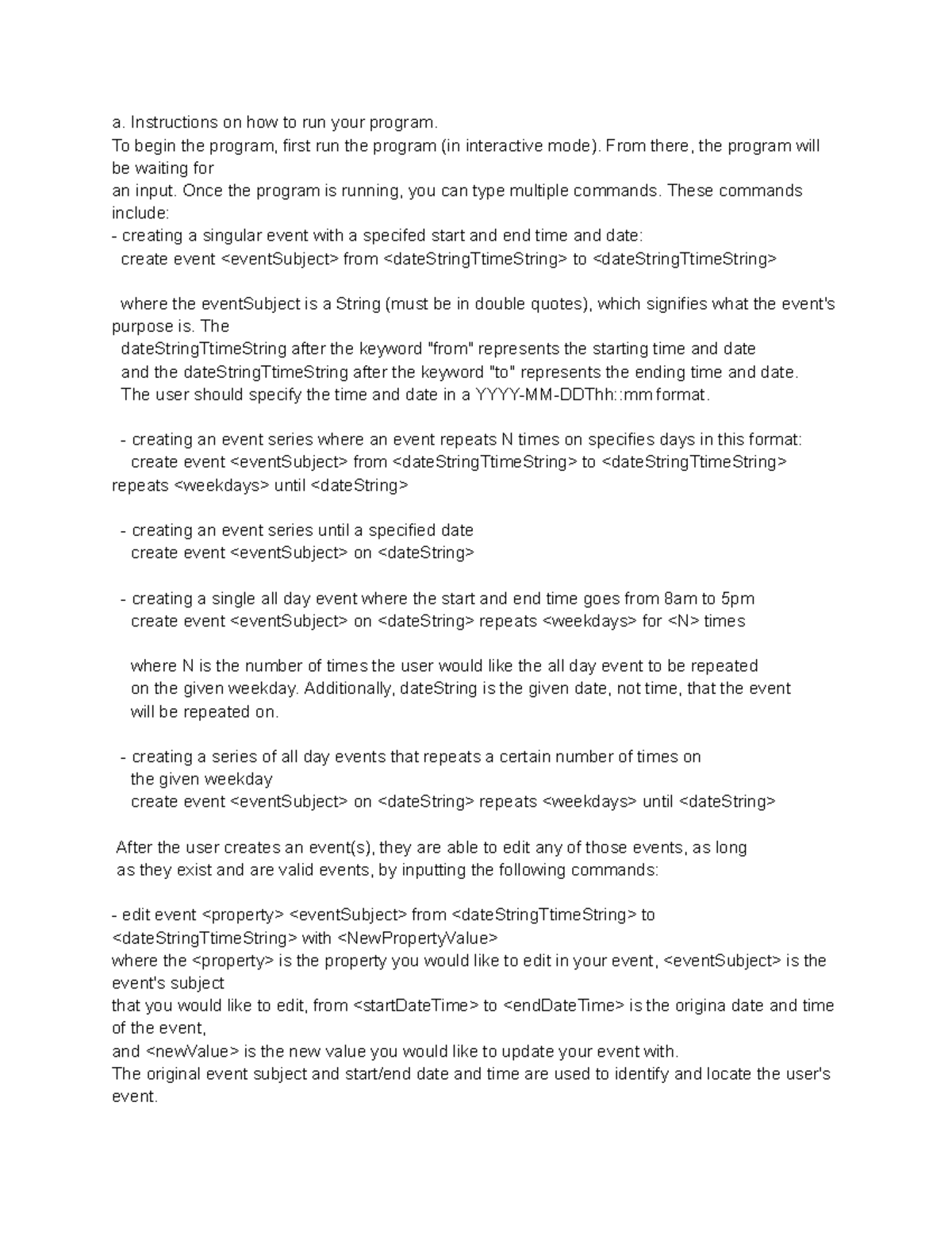 Final Exam Study Notes and Program Instructions for CS101 - Studocu