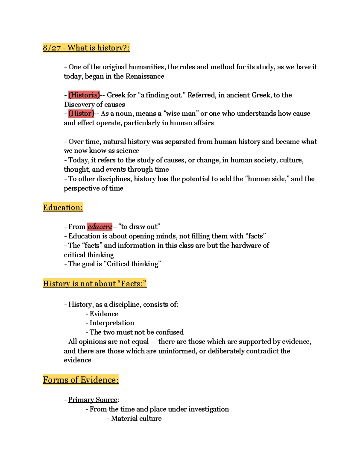 The Roman Empire: Key Events and Transformations (HIST 101) - Studocu