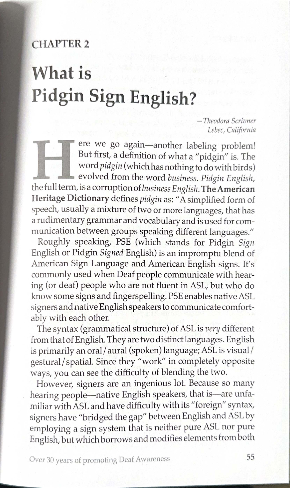 CHAPTER 2: Understanding Pidgin Sign English (PSE) - Studocu