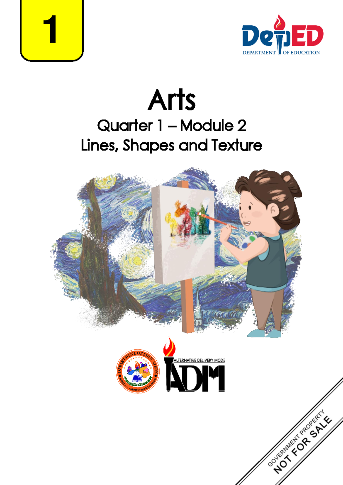 Arts1 Q1 Module 2: Final Exam on Lines, Shapes, and Texture - Studocu