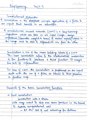 Deep Learning PPT - full notes - Topics to be Covered Introduction ...