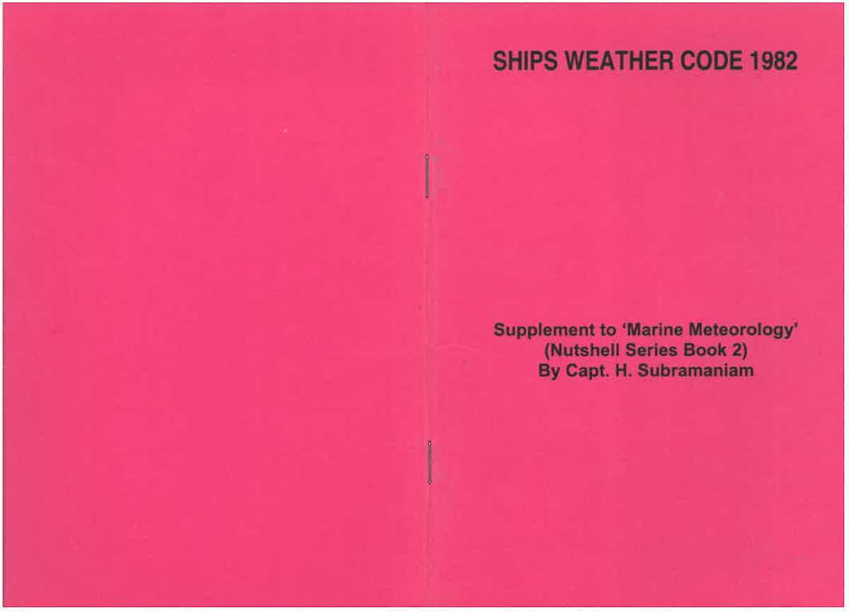 Ship's Weather Code Explained: Key Concepts and Applications - Studocu