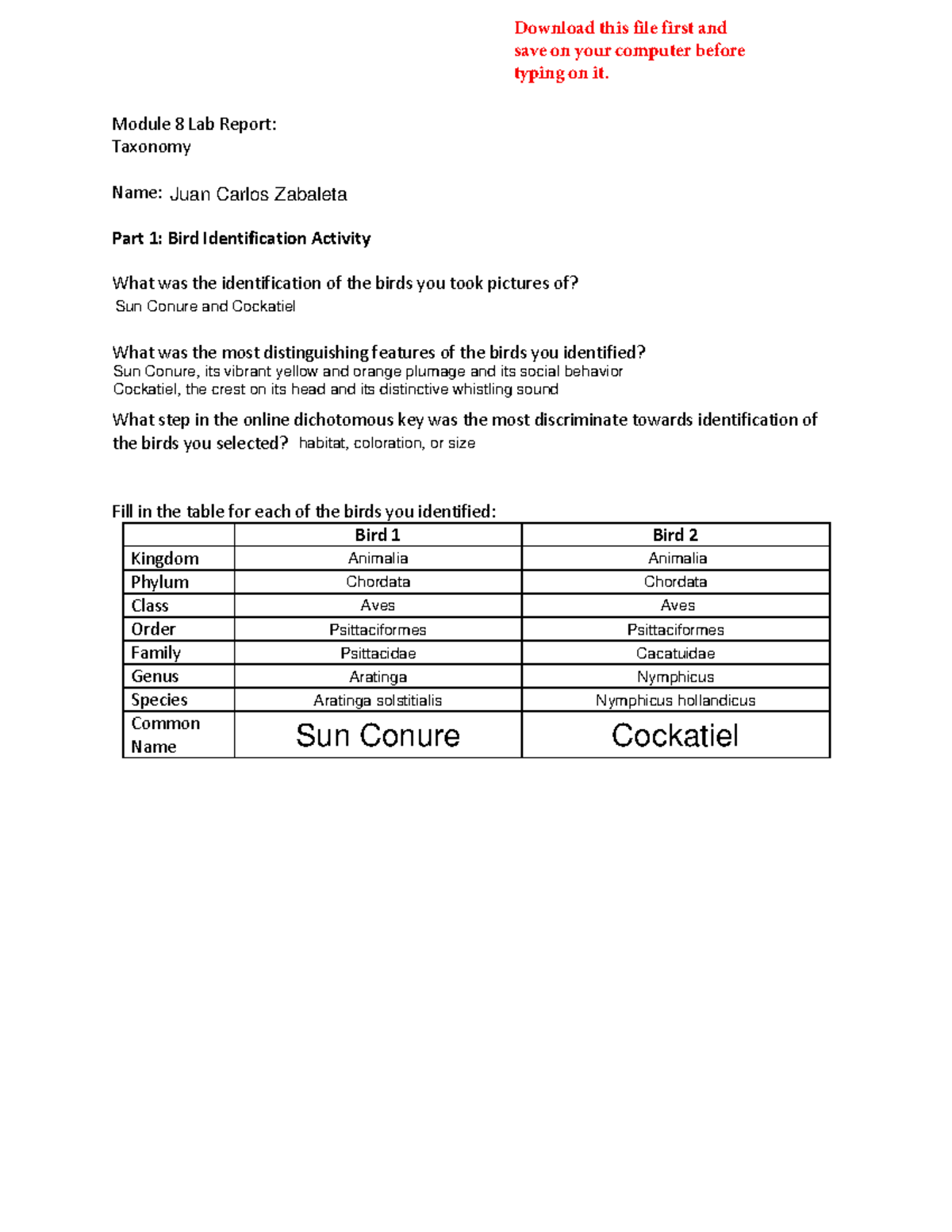 Module 8 Lab Report Juan Carlos Zabaleta - Module 8 Lab Report ...