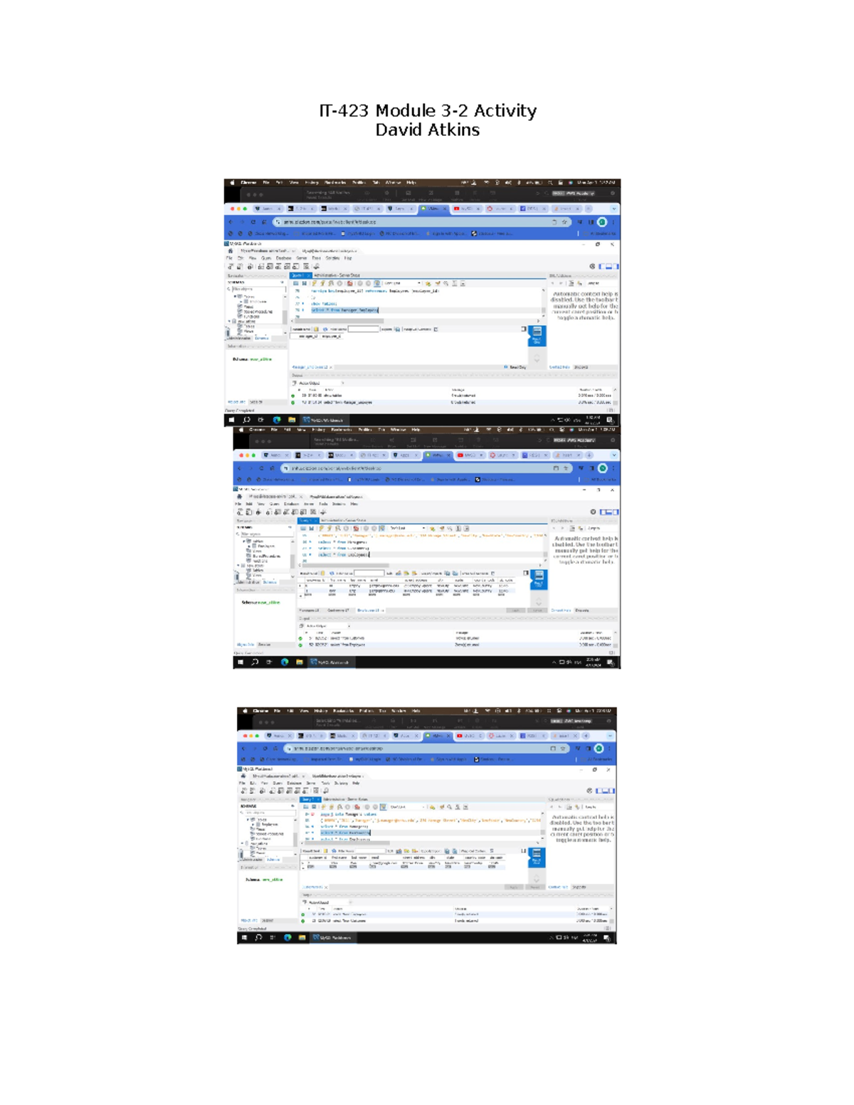IT-423 Module 3-2 - Detailed Analysis of Activity Instructions - Studocu