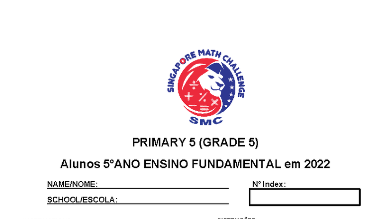SMC Grade 5 2022 - Singa Competition Exam Paper - Studocu