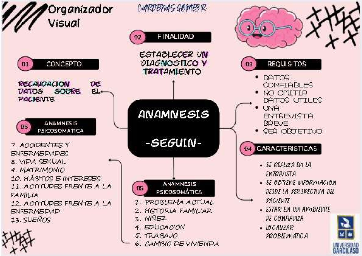 Organizador visual sobre Anamnesis - M Organizador R Visual THE 02 ...