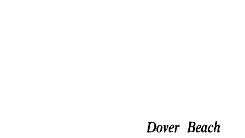 Dover Beach by Matthew Arnold: Detailed Analysis - Studocu