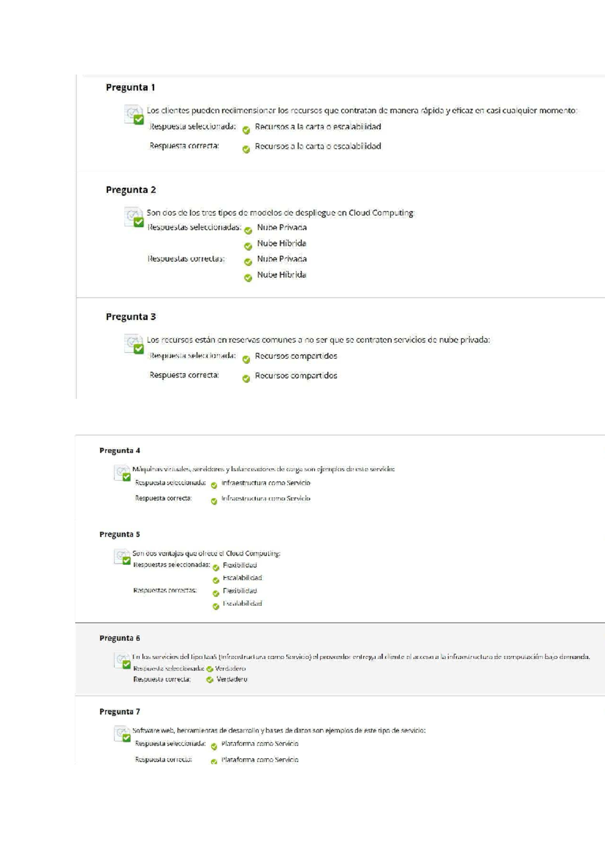 Fundamentos de la Nube Automatizada V1: Preguntas y Respuestas de Examen - Studocu