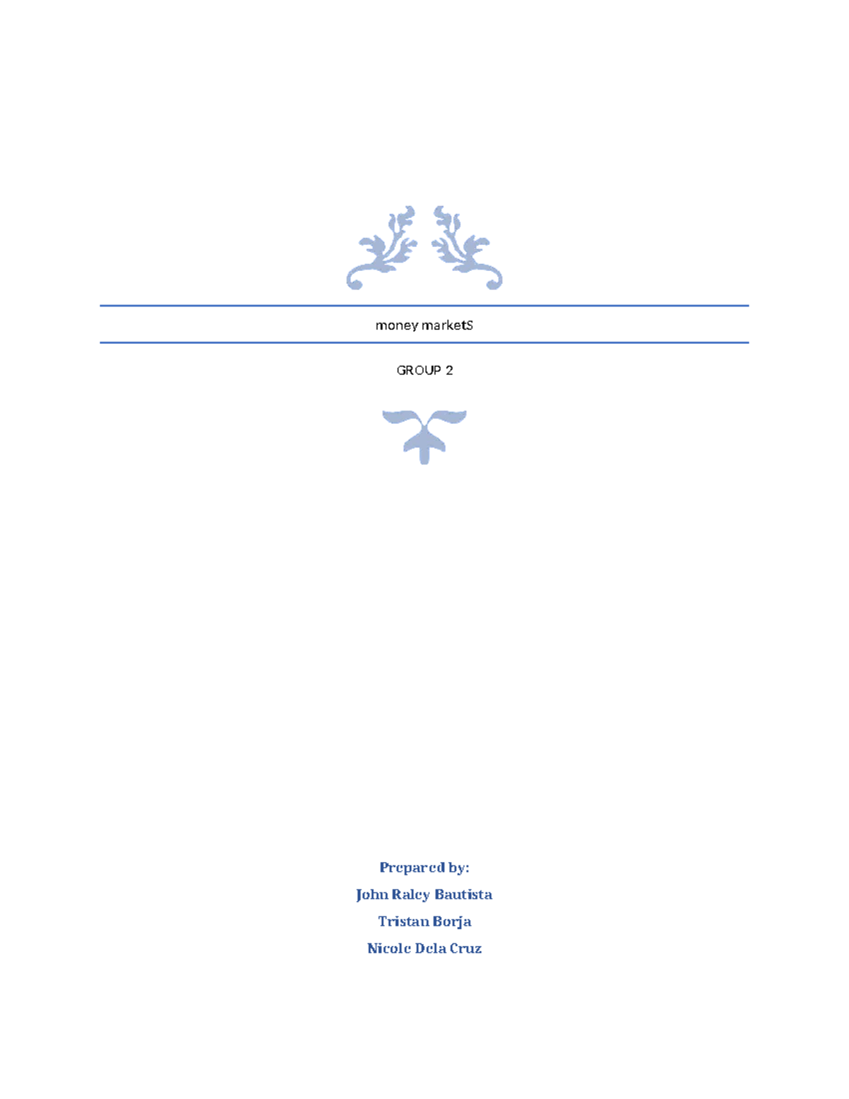 Money Markets Overview: Instruments, Risks, and Returns (FIN 101) - Studocu