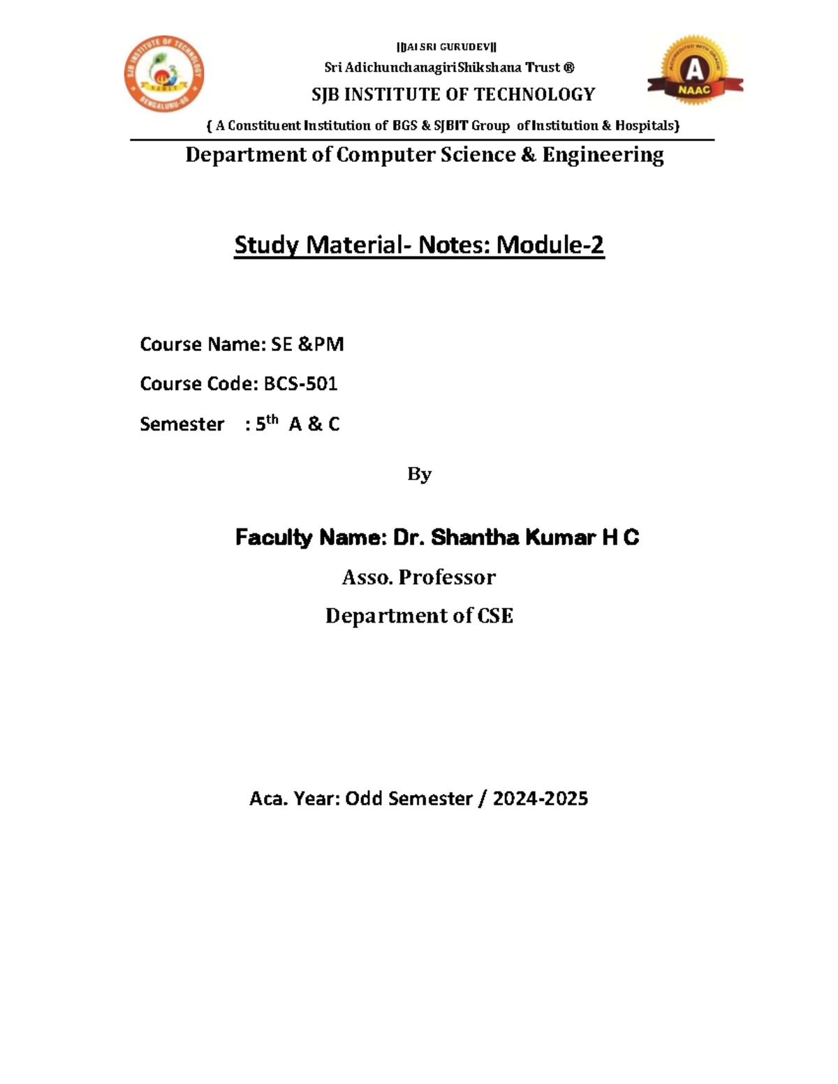 Understanding Requirements in SE (SEPM) - Module 2 Notes - Studocu