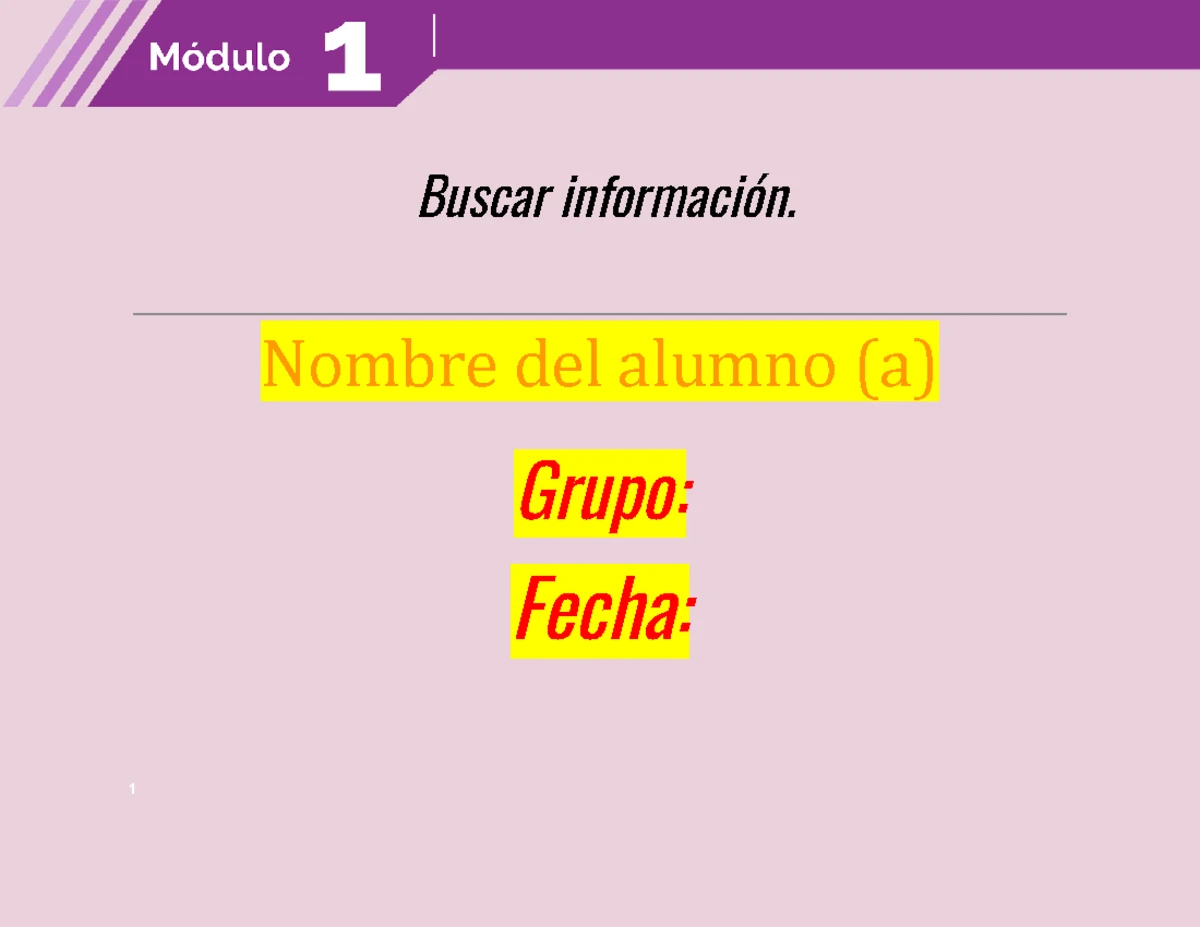 Actividad Integradora 1 Módulo 1: TIC y su Impacto en la Sociedad - Studocu