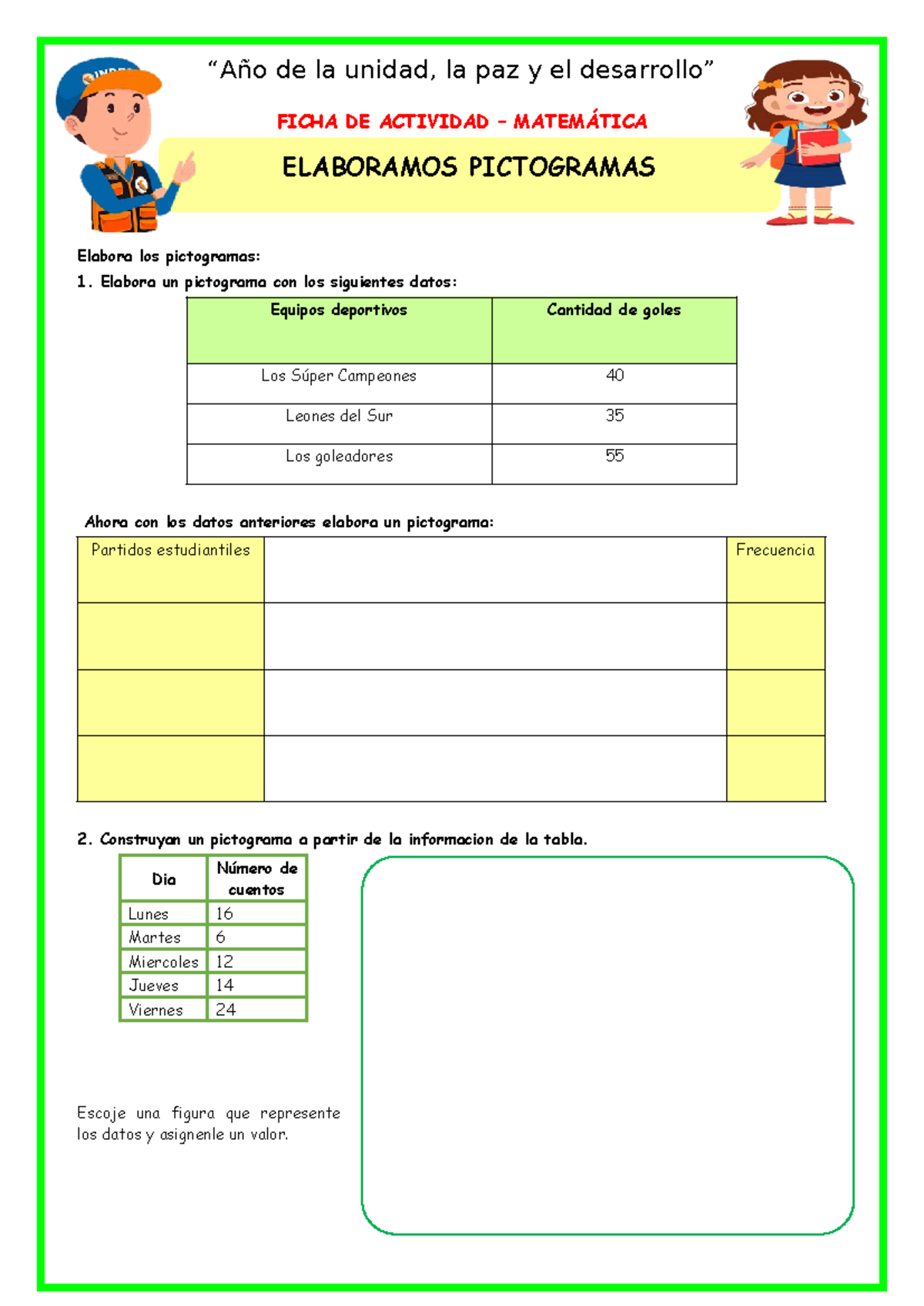 Pictogramas Para 2do Grado PICTOGRAMAS PAR NIÑOS