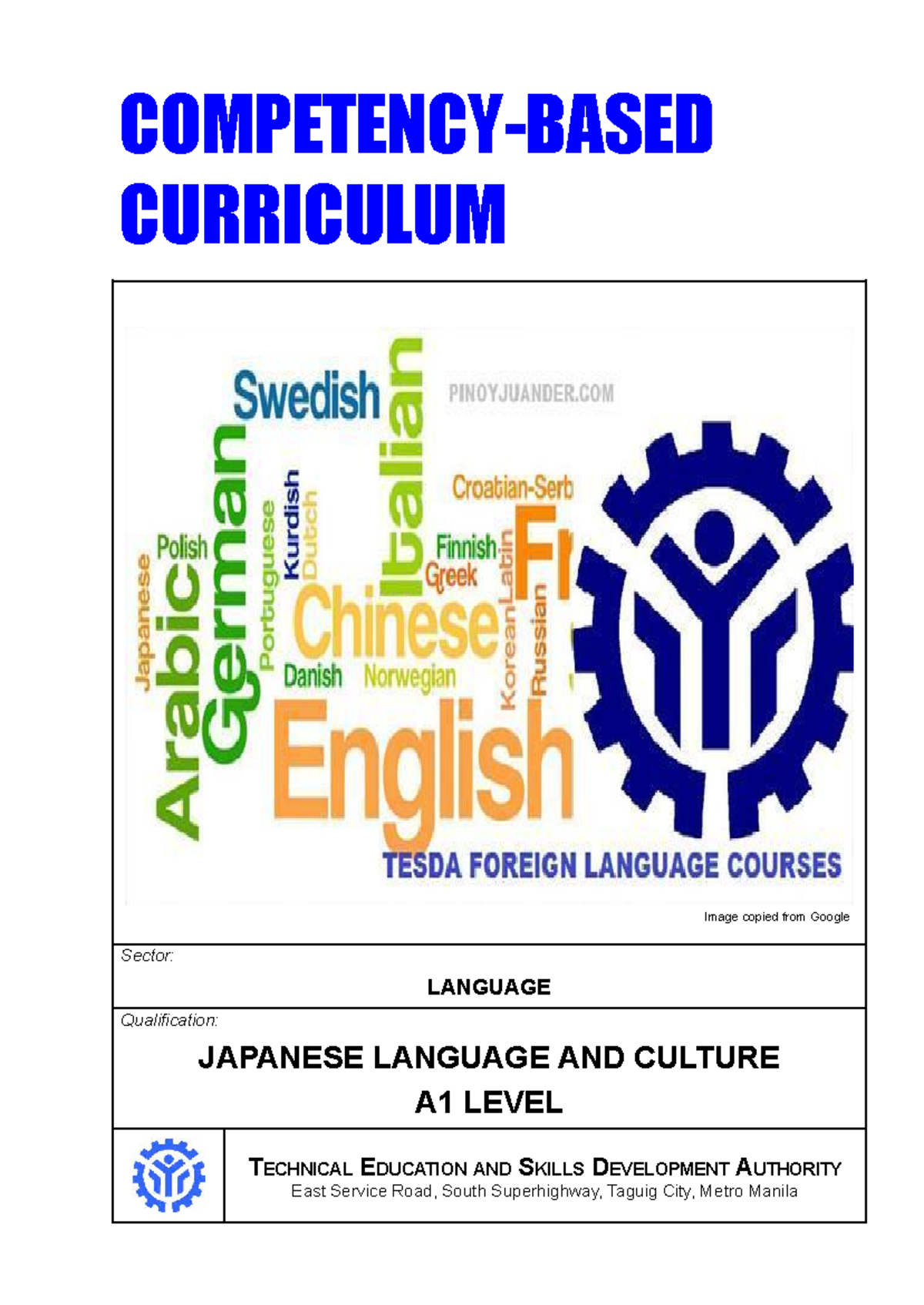 Japanese Language and Culture A1 Level - Course Design and Modules ...