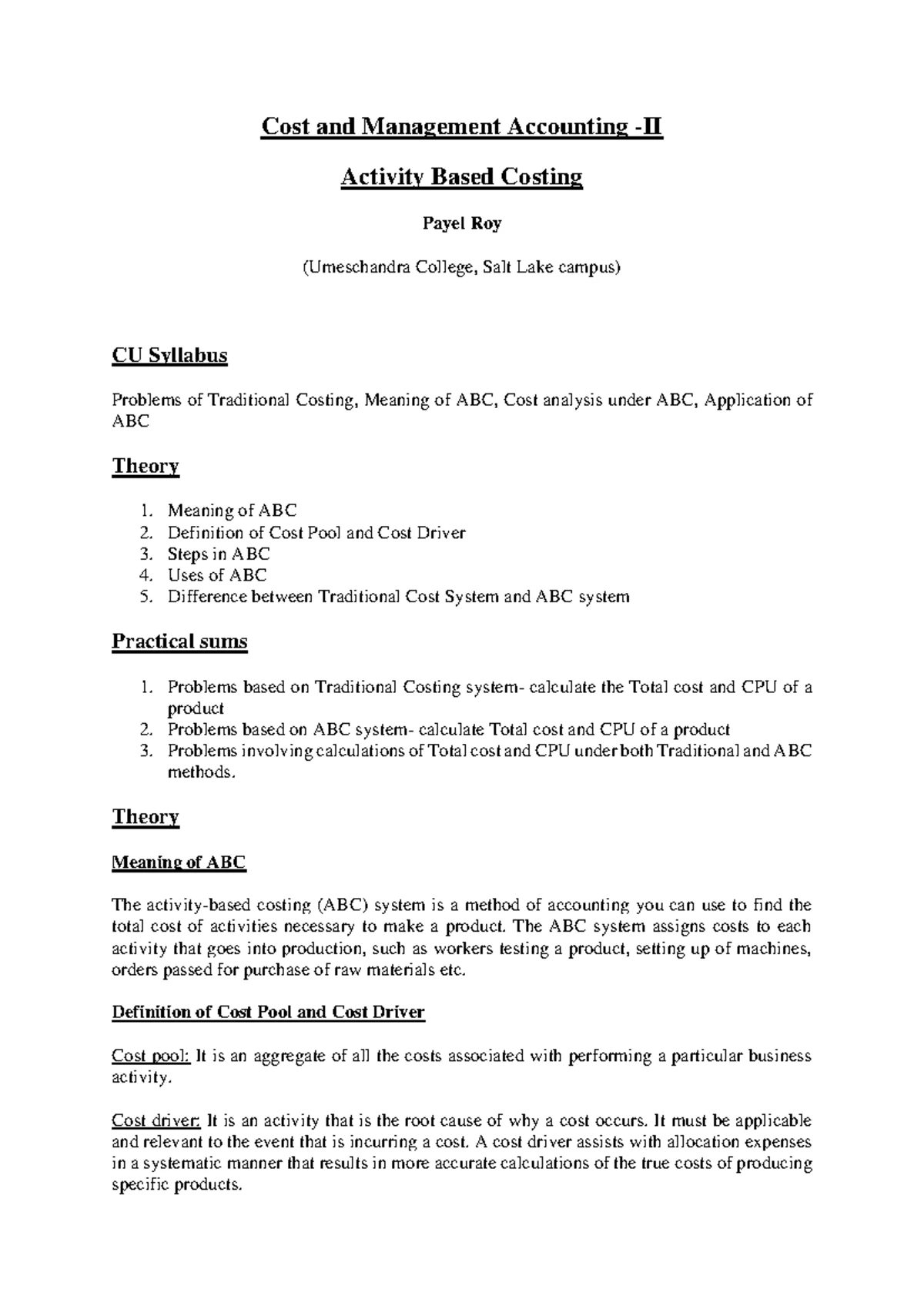 IAS 28 Final Exam Study Notes & Class Examples - ACCT 300 - Studocu