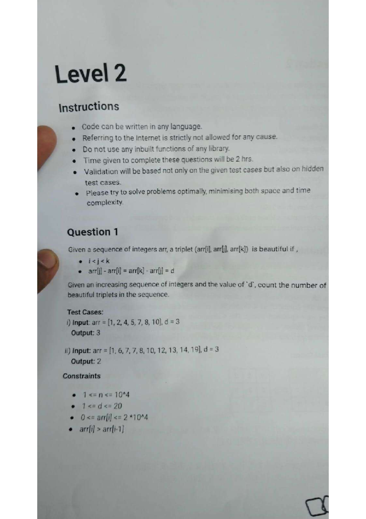 Zoho L2 Interview Questions: Coding Challenges & Solutions - Studocu