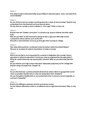 Intro to Sociology exam 2 study guide - Stratification and Social ...