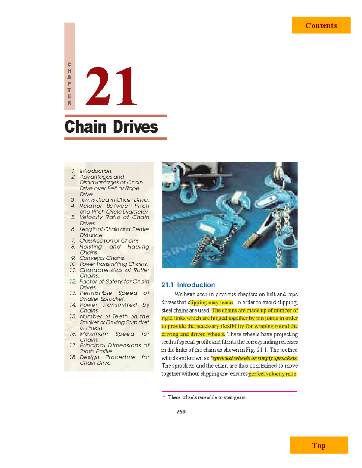 Chain Drives - Mechanical Notes (Course Code: 759) - Studocu