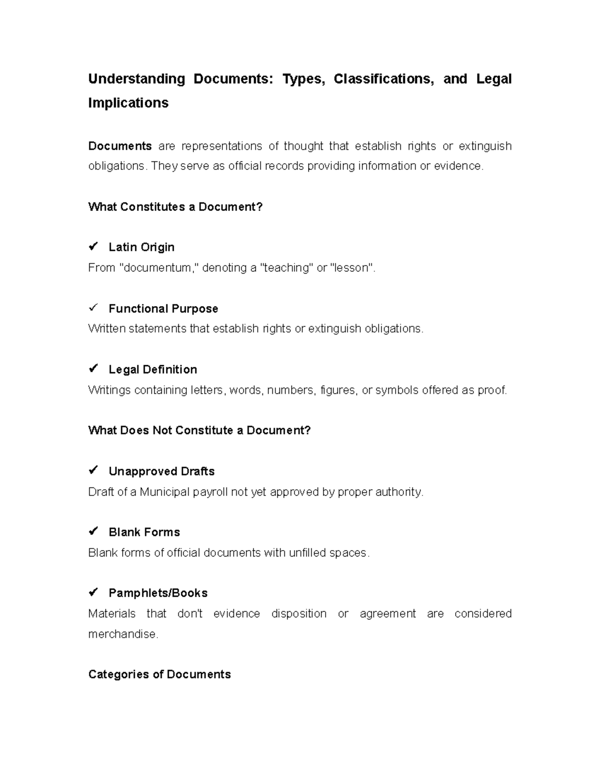 Understanding Questioned Documents: Types, Classifications, and Legal ...