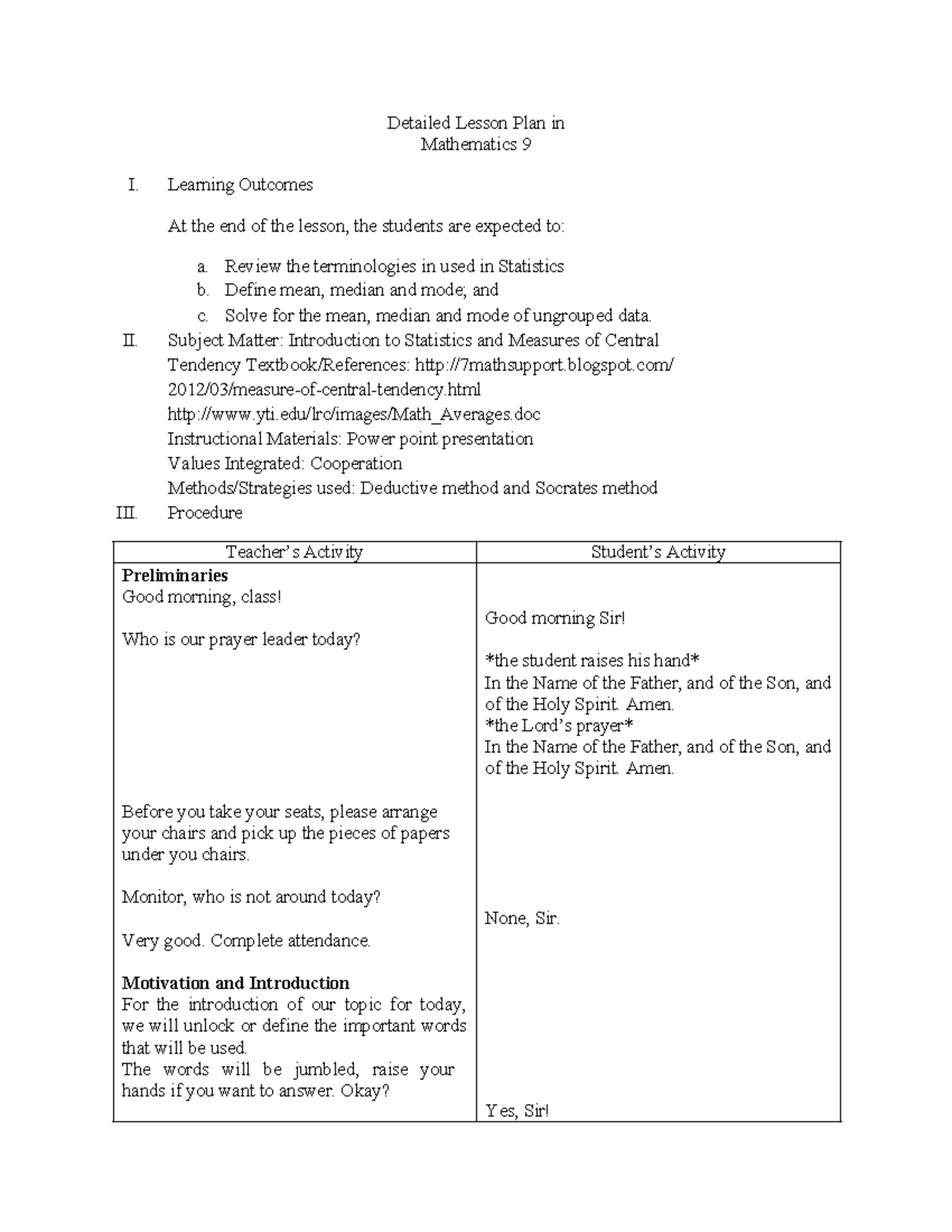 Introduction to Statistics and Measures of Central Tendency - Detailed ...